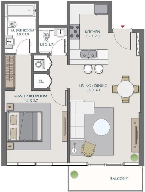 Wasl 1 Residences at Zabeel Park - Aeon Trisl UK